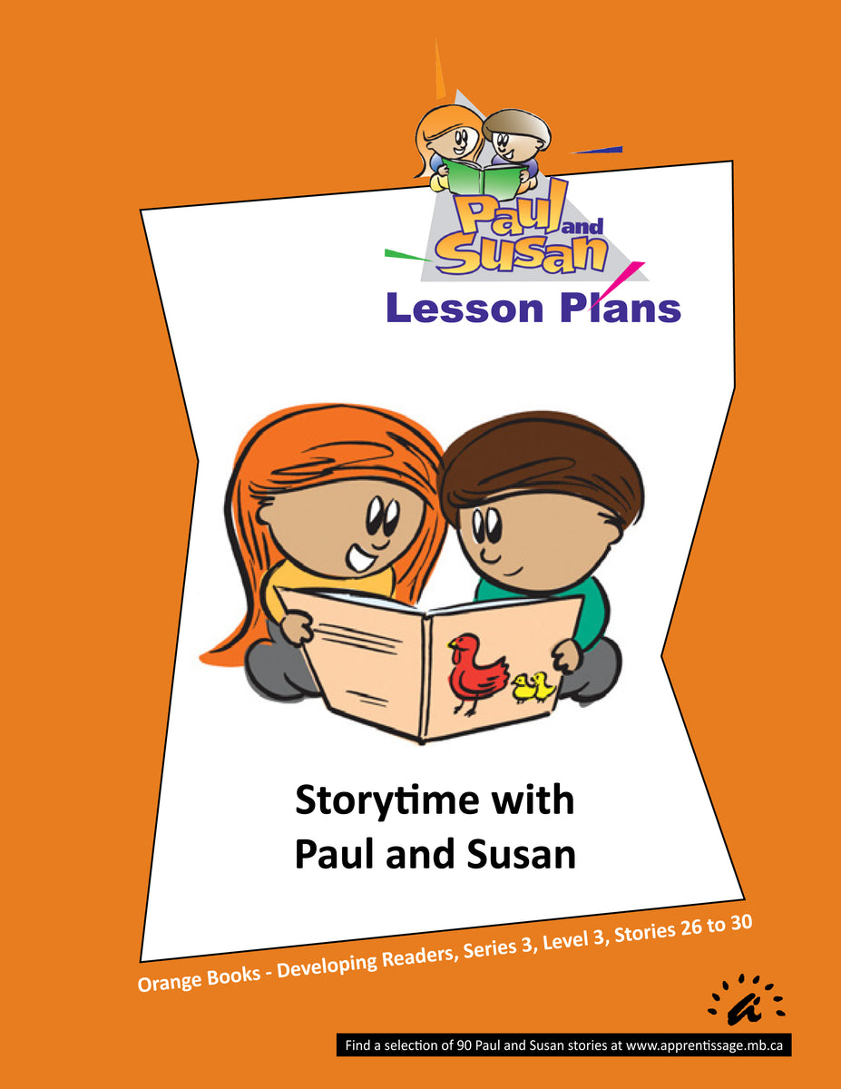 Storytime with Paul and Susan - Lesson Plans – Apprentissage Illimité